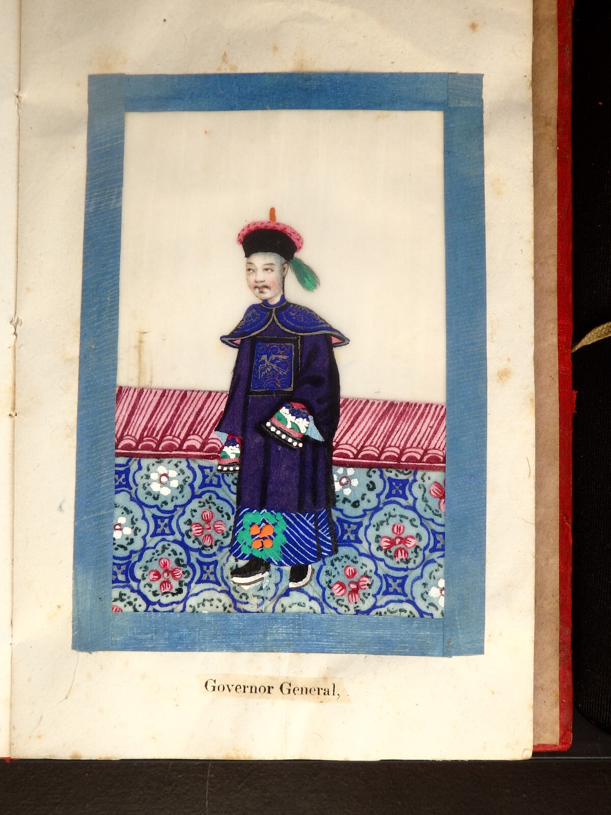 Chinese School Antique Chinese Rice Paper Pith Painting a picture book ...