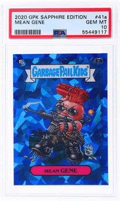 2020 Garbage Pail Kids Sapphire Edition Mean Gene #41a PSA 10 | eBay