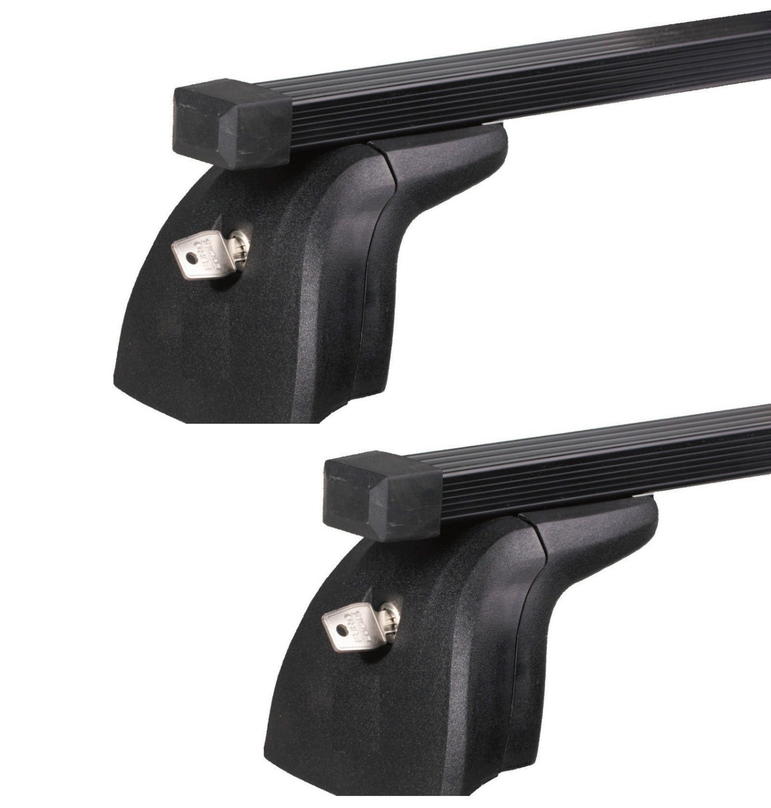 Set Roof Rack + Bike Racks for 2 Bikes M102B/120 For Vauxhall Corsa E ...