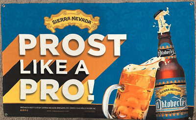 Sierra Nevada Flag Banner 35” x 59” Octoberfest Prost Like A Pro | eBay