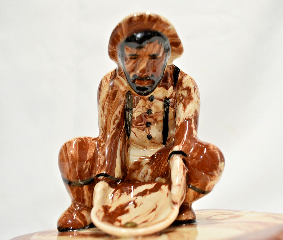 Vintage Alaska Native Eskimo Clay Musical Pottery Figurine by Margie | eBay