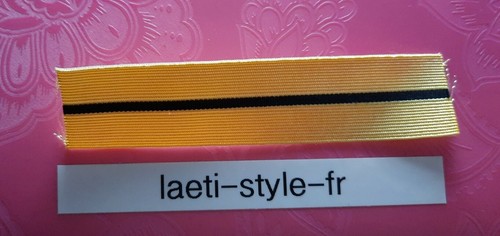 R0311 ruban galon grade environ 10cm doré lieutenant pour patch ...