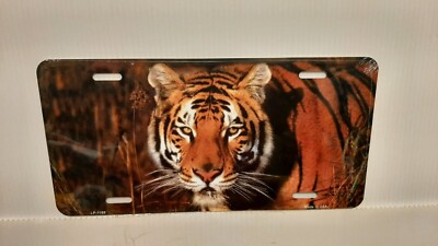 TIGER WILDLIFE METAL AUTO TAG LICENSE PLATE 6X12 (NEW) | eBay