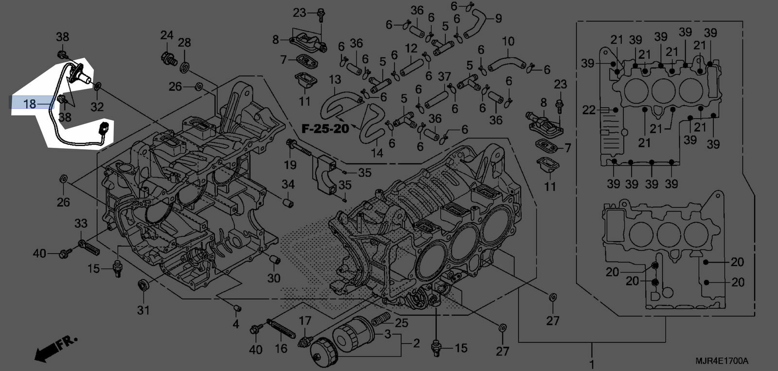 Honda+2014-2015+Goldwing+GL+Speed+Sensor+Assembly+37700-MJR-671+OEM for ...