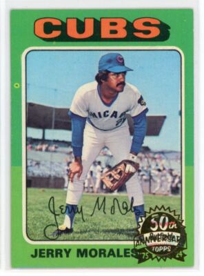 2024 Topps Heritage 1975 50th Anniversary Jerry Morales Chicago Cubs ...