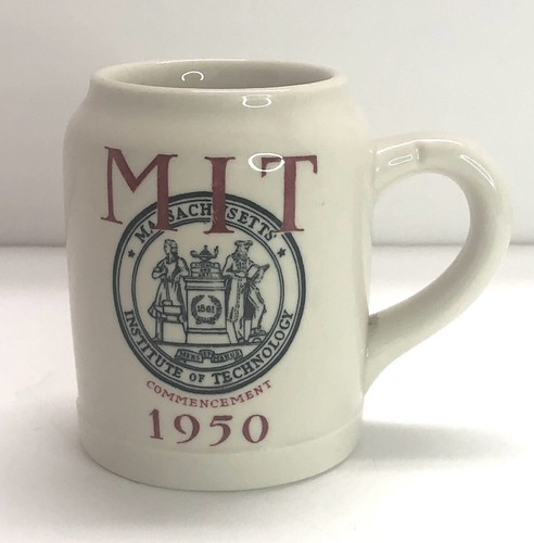 VTG MIT Massachusetts Institute Of Technology Coffee Mug Commencement ...