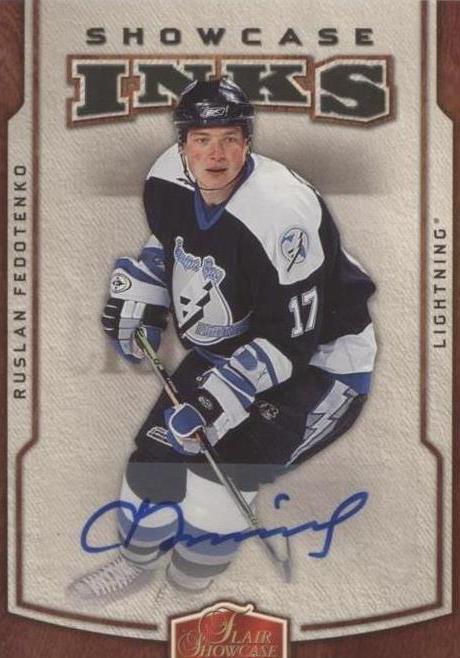 2006-07 Flair Showcase - Showcase Inks Ruslan Fedotenko #I-RF (AU) for ...