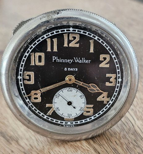 Phinney-Walker 8 Day Auto / Car Rim Wind Clock | eBay