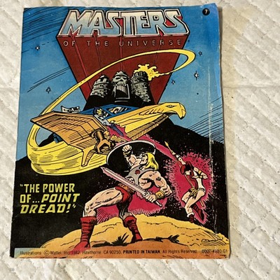 Masters of the Universe MOTU He-Man Power Point Dread Mini Comic ...