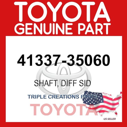 41337-35060 SHAFT SUB-ASSY, DIFFERENTIAL SIDE GEAR, RH 4133735060 OEM ...