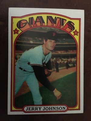 1972 Topps #35 Giants Jerry Johnson Baseball Card | eBay