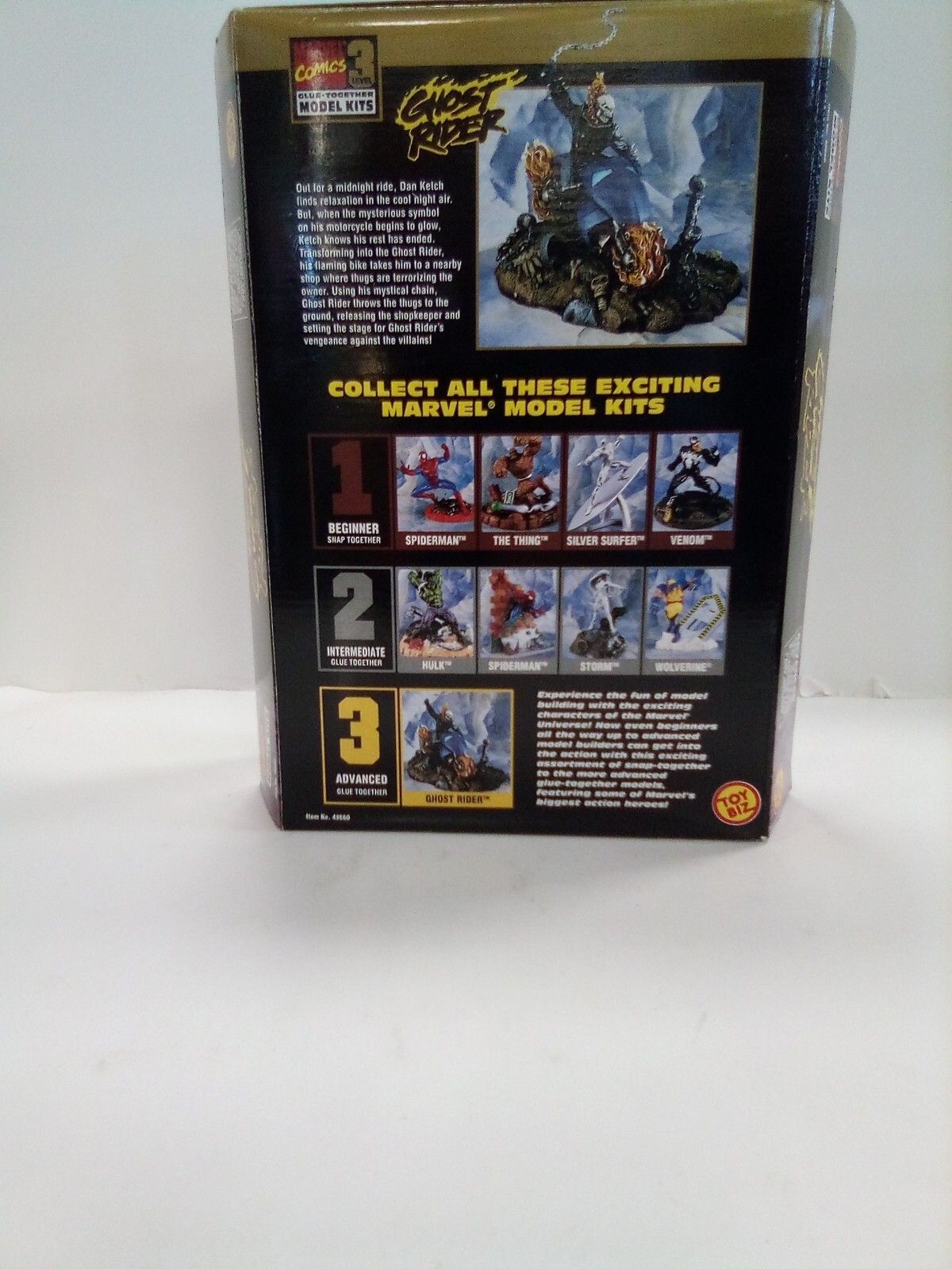 Marvel Comics Ghost Rider Model Kit Toy Biz Level 3 New in Box | eBay