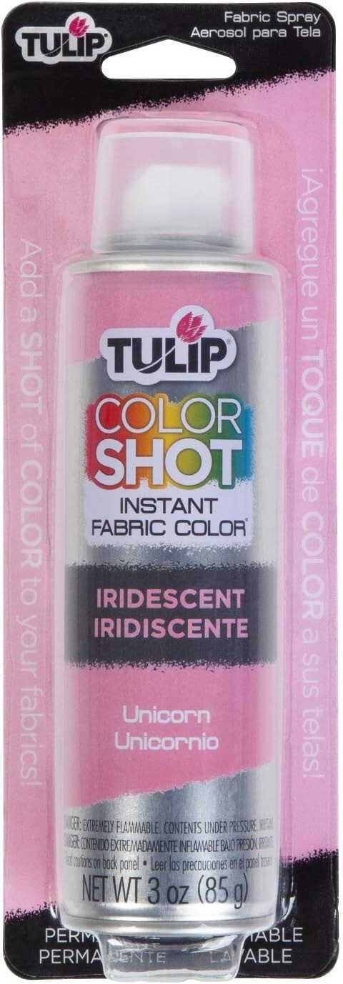 Tulip Color Shot Instant Fabric Spray Paint, 3 oz Black, (Select Your ...
