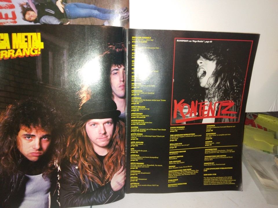 MEGA METAL KERRANG # 8,9 & 11 MAGAZINE SET | eBay