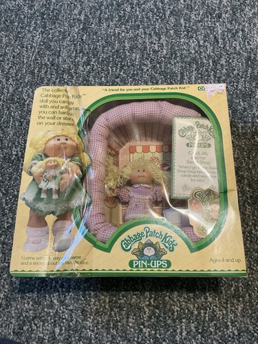 Vintage 1983 Cabbage Patch Pin Ups Doll Candi Jilly& Her Sweet Shop Coleco #3934 | eBay