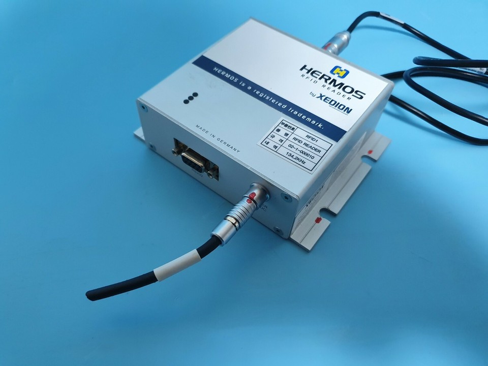 HERMOS 02-1-000010 XEDION RFID READER LF & 01-1-000006 MINI ROD-ANTENNA ...