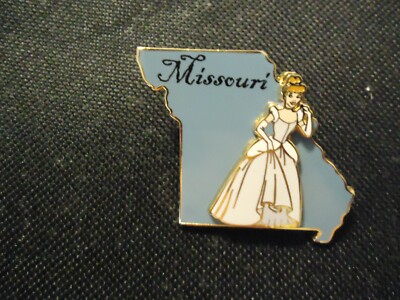 DISNEY STATE CHARACTER PINS MISSOURI CINDERELLA PIN | eBay