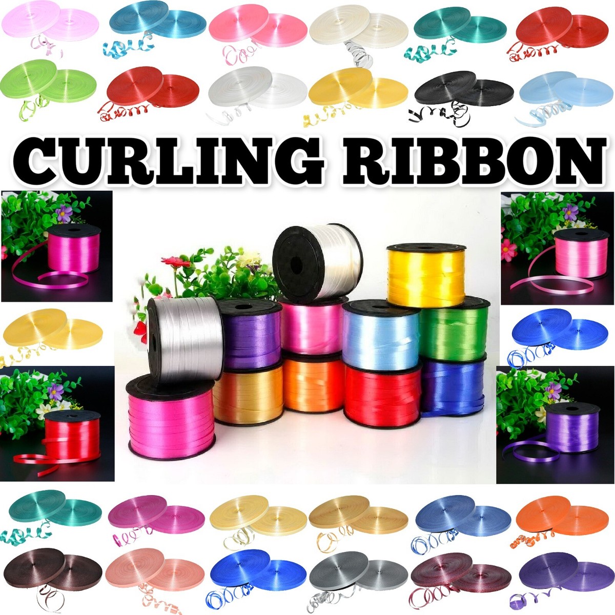 Curled Balloon String