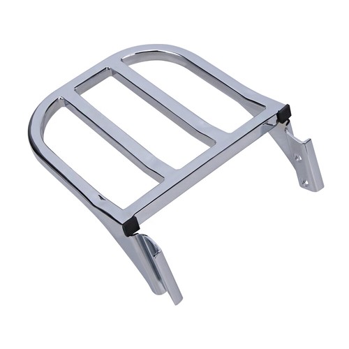 CHROME Luggage Rack For Harley Heritage Softail Classic FLS Dyna Glide ...