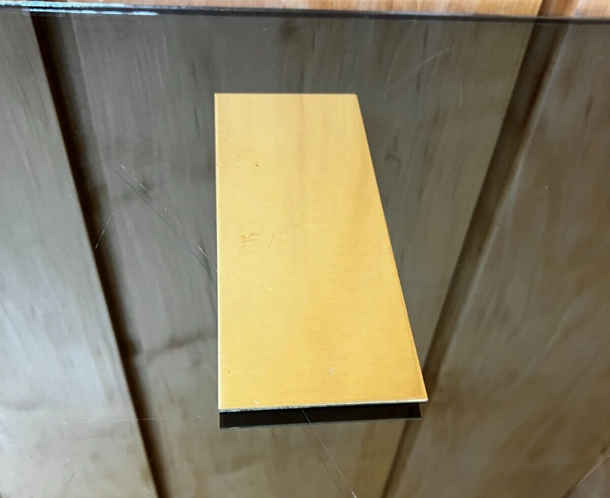 1/16" BRASS SHEET PLATE NEW 2"X5" .0625 Thick *CUSTOM SIZES AVAILABLE ...