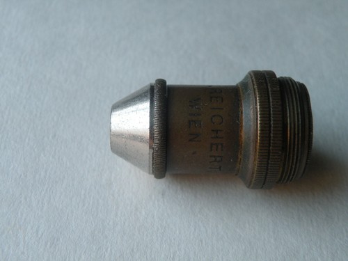 ANTIQUE Vintage brass objective № 3 microscope REICHERT WIEN | eBay