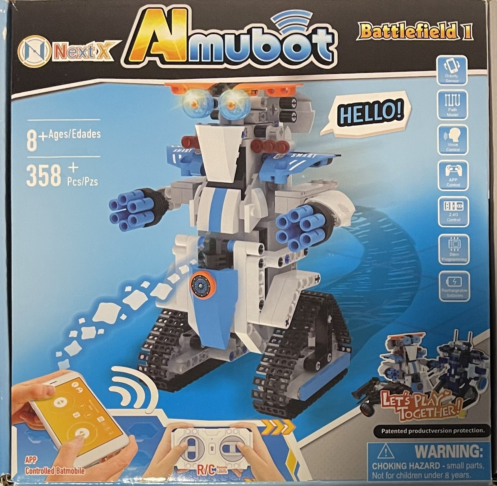 AI Mubot Kids NextX Building Block Robot Kit 358 Pcs B772 NIB | eBay
