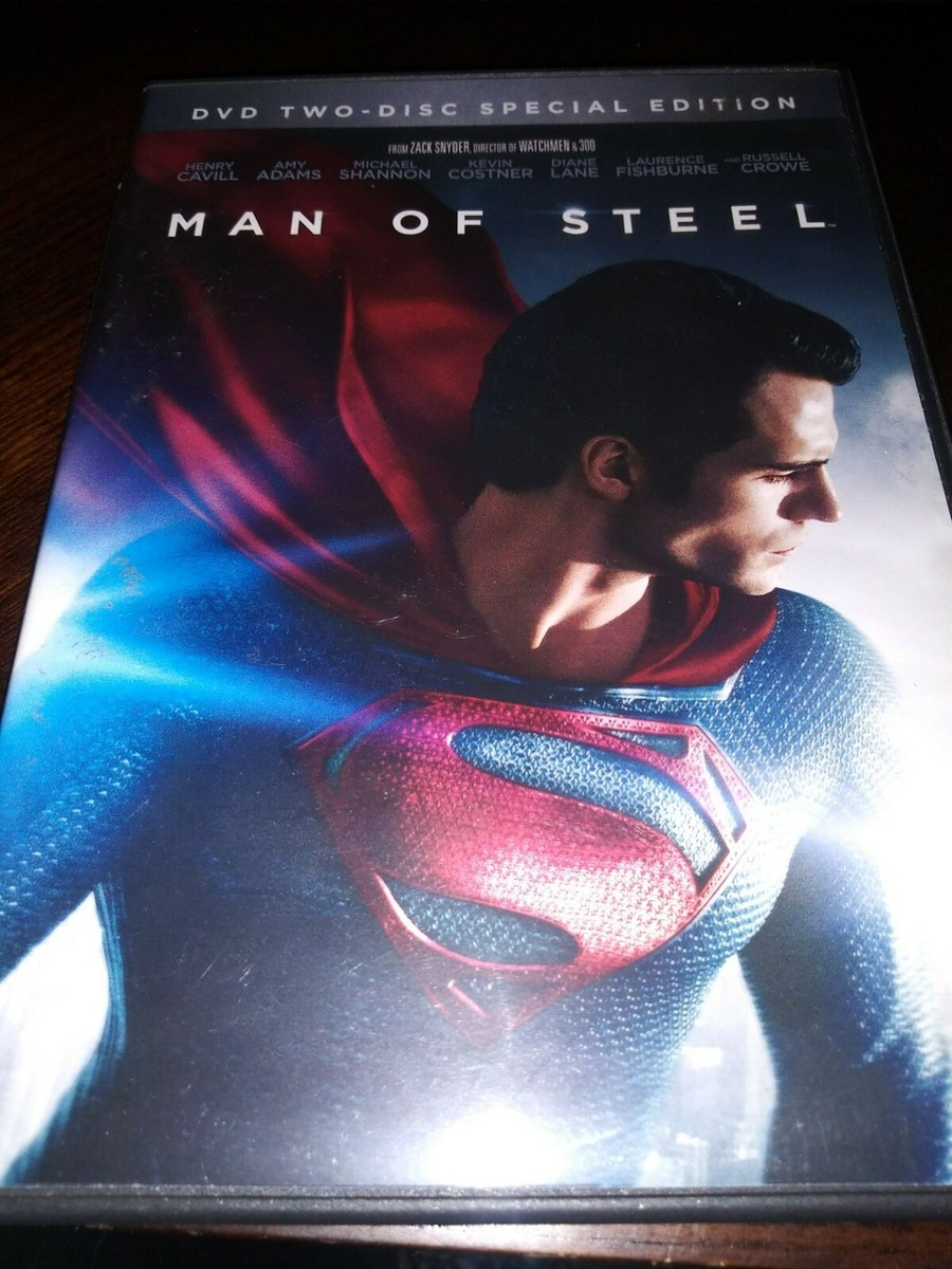 Man Of Steel Dvd Label