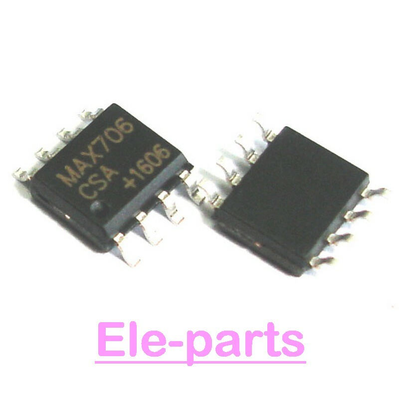 50 PCS MAX706CSA SOP-8 MAX706ESA MAX706 SMD-8 Low-Cost, pervisory ...