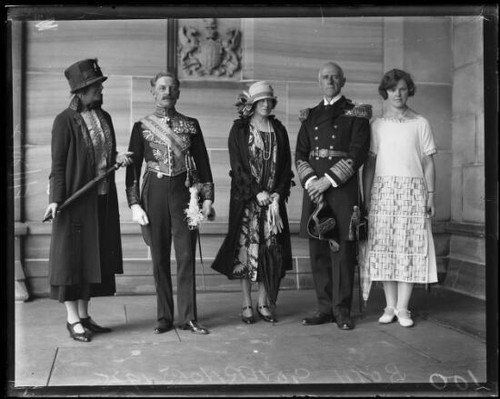 Sir Dudley de Chair & Lord Stonehaven their wives & Elaine de Chair ...