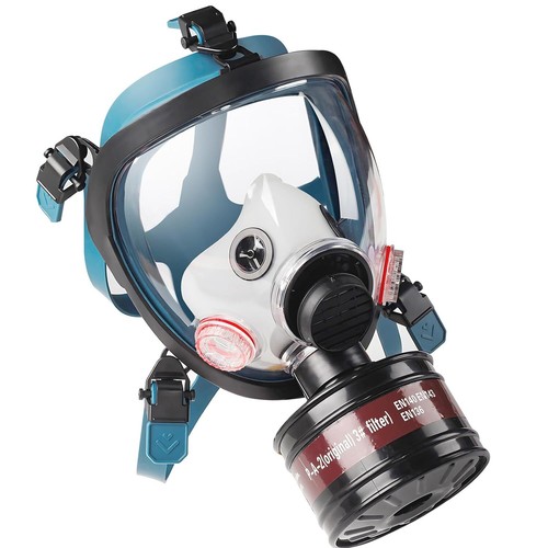 Military Grade Full Face Gas Mask CBRN NBC Survival Respirator w ...