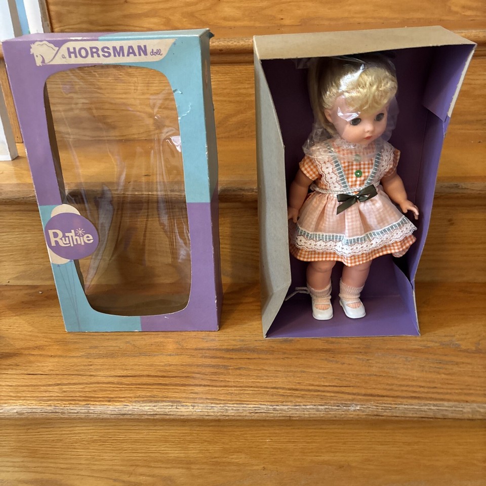 Vintage 1960s - Horsman Baby Doll - 11” Rooted Hair Ruthie W Box Rare ...
