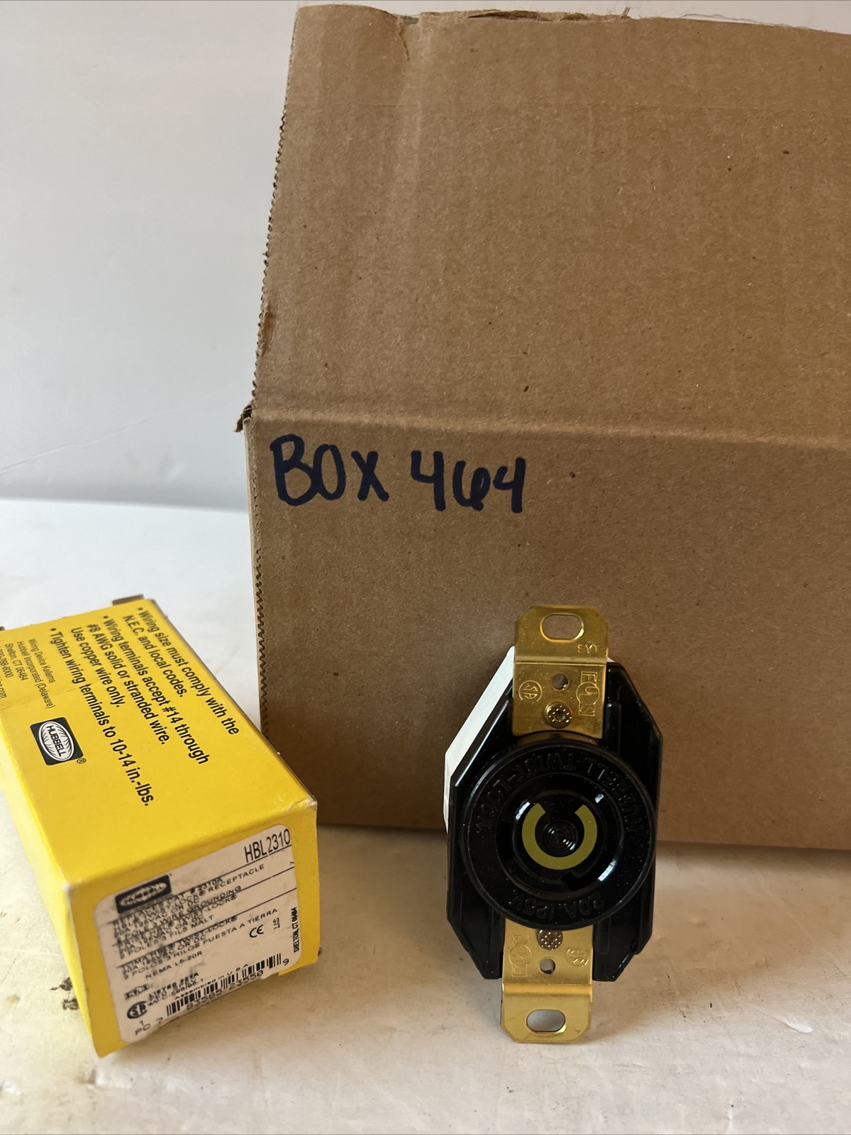 New Hubbell HBL2310 Twist Lock Receptacle 20A L6-20R L6-20 | eBay