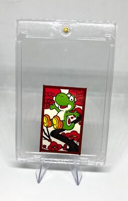 Yoshi w/ Magnetic Case - Red Mario Hanafuda Nintendo Japanese Card | eBay