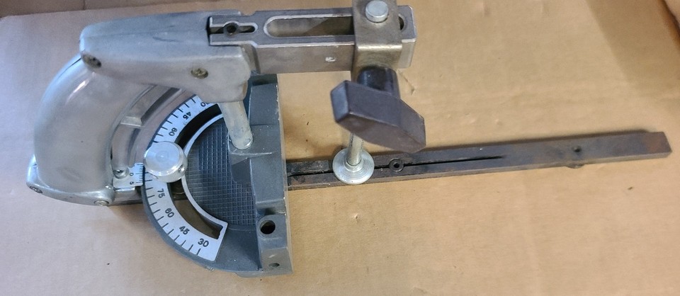 Shopsmith Miter Gauge w/ Hold-Down clamp & T-bar slot (2) Mark V 510/ ...