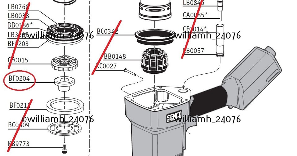 AFTERMARKET Part BF0204 for Senco FramePro and SCN65 SCN60 | eBay