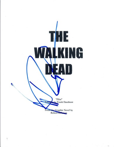 Michael Rooker Signed Autographed THE WALKING DEAD Pilot Episode Script ...