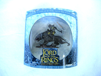 NIB Warg Rider LORD OF THE RINGS Armies Middle Earth Warriors & Beasts ...
