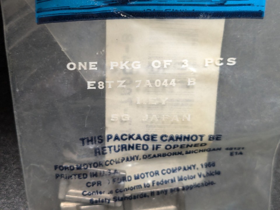 Pack of 3 NOS Ford E8TZ-7A044-B 5 Speed Manual Transmission ...