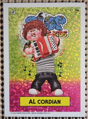 AL CORDIAN SLOP CULTURE KIDS SERIES 1 STICKER FOIL SP CHASE CARD WEIRD ...