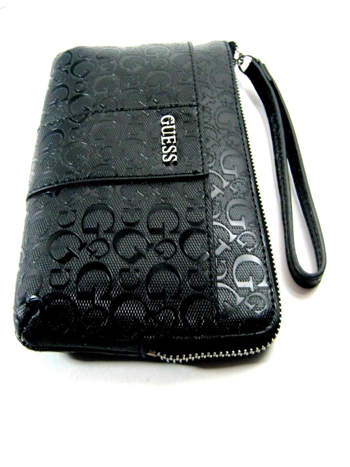 Guess Ware SLG Wristlet Wallet Selected Color: Black, Gold New NWT | eBay