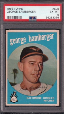 1959 Topps #529 George Bamberger PSA 6 (EX-MT) | eBay