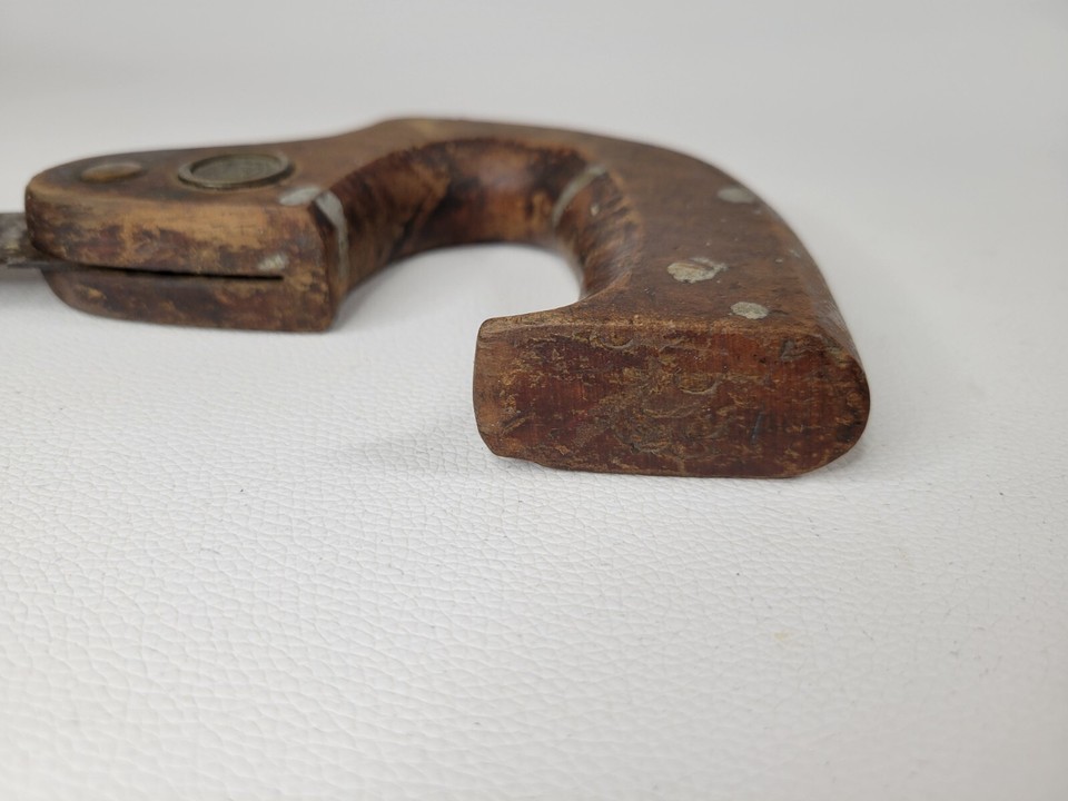 HENRY DISSTON Compass Keyhole Hand Saw - Collectible Vintage Tool Wood ...