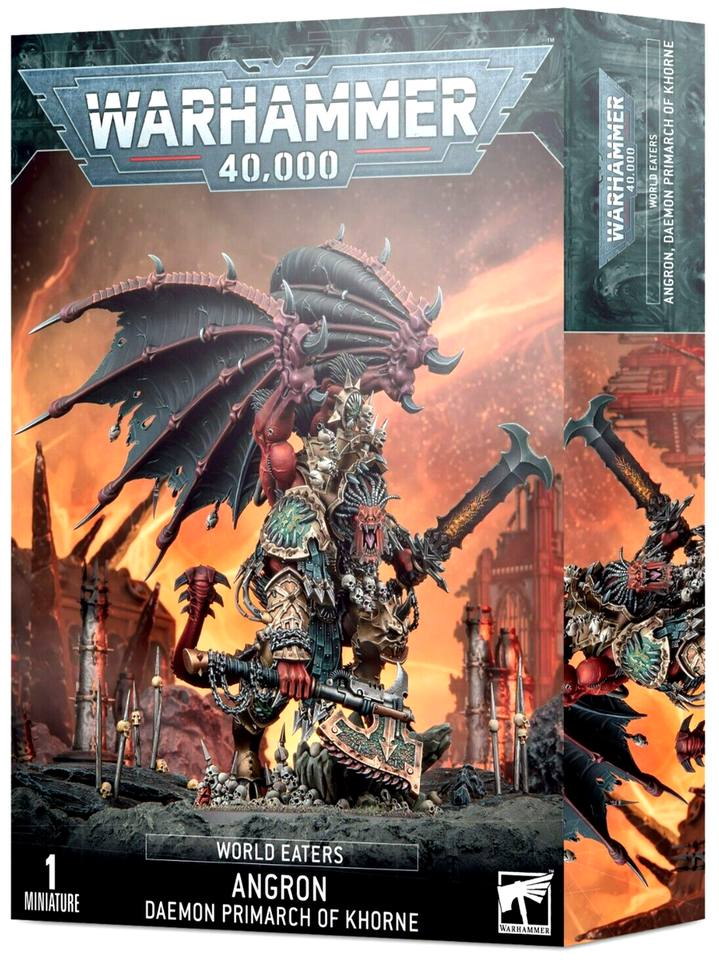 Games Workshop Warhammer 40K World Eaters Angron Chaos Daemon Primarch ...