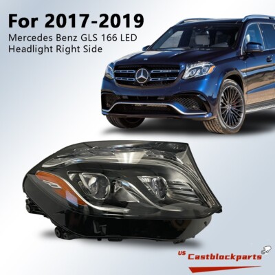 For 2017 2018 2019 Mercedes GLS166/450/550/63 R RH Side LED Headlight ...