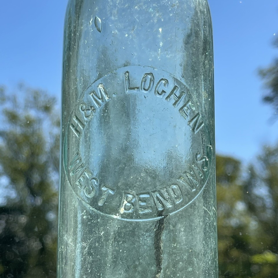 Old Hutch Hutchinson soda bottle –H&M Lochen West Bend WI | eBay