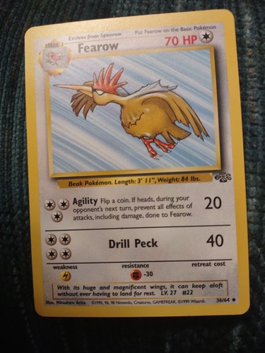 Pokemon Fearow - WOTC Jungle Set Uncommon 36/64 Unlimited 1999 | eBay