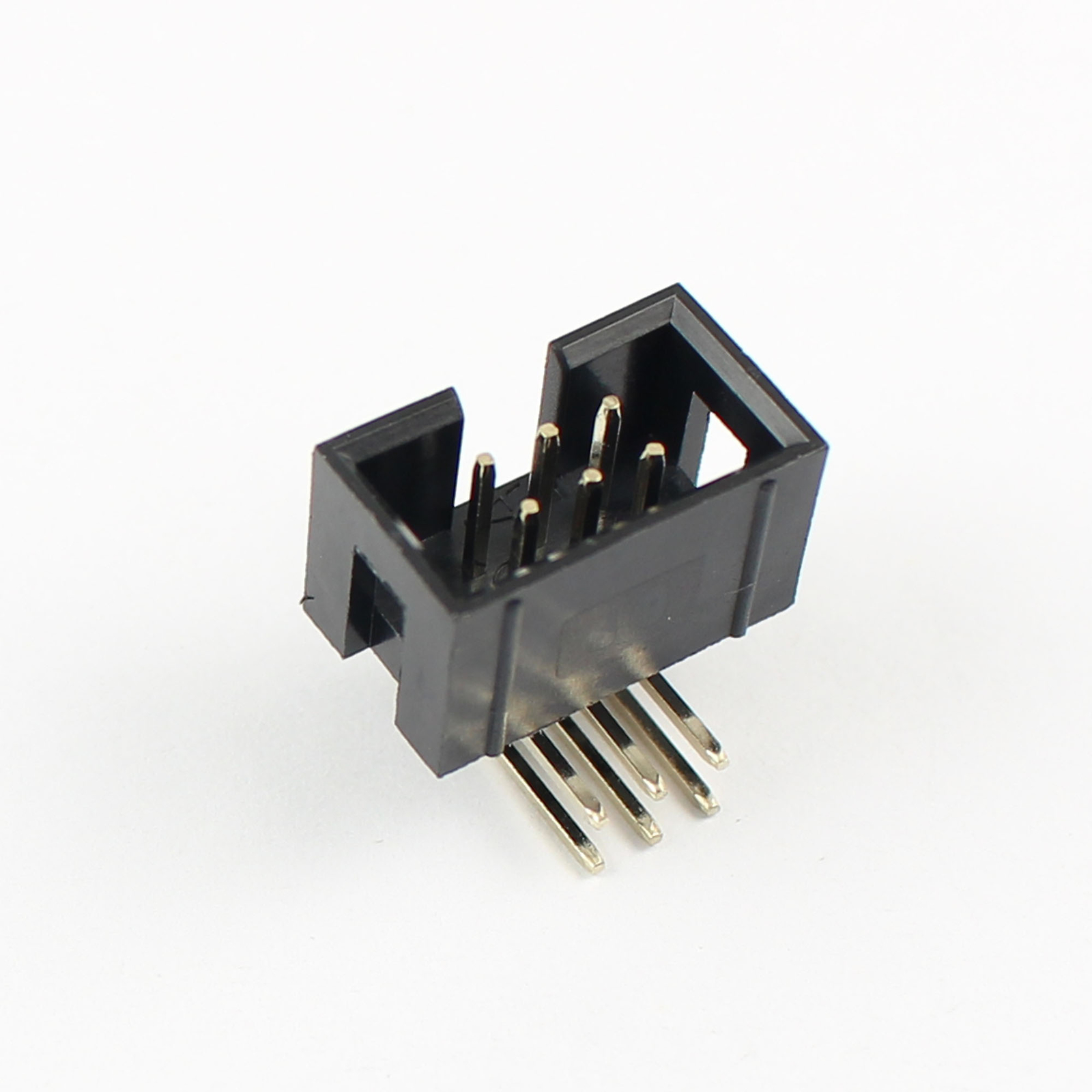 20Pcs 2.54mm 2x3 Pin 6 Pin Right Angle Male Shrouded IDC Box Header ...