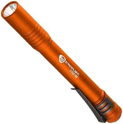Streamlight Stylus Pro 66128 Orange 2 x AAA 100 Lumens Flashlight | eBay