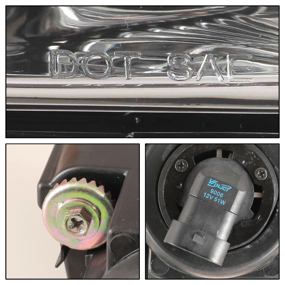 Fog Lights For 2003-2005 Toyota 4Runner Factory Clear Bumper Lamps Left ...