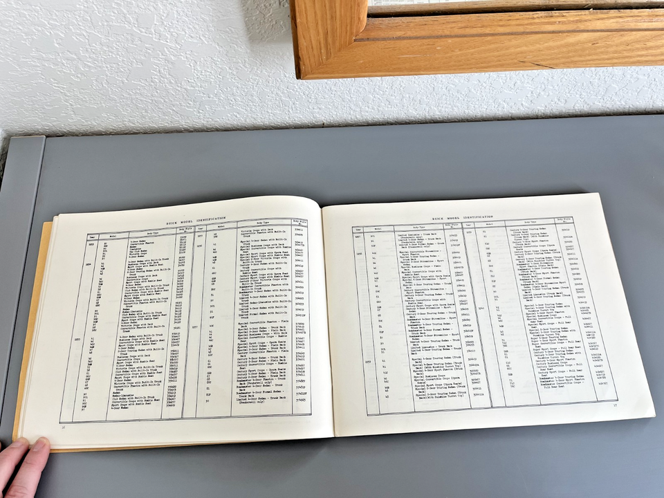 1929 1951 Chevy INTERCHANGEABLE PARTS Catalog Book Original Buick Olds ...